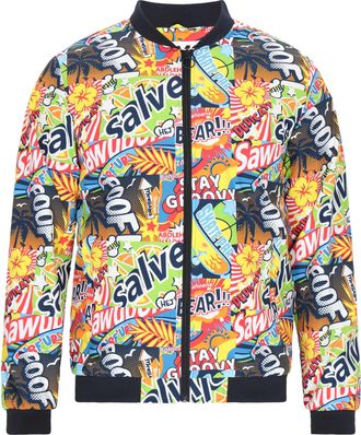 Mymo Jacke M&auml;nner rot mehrfarbig