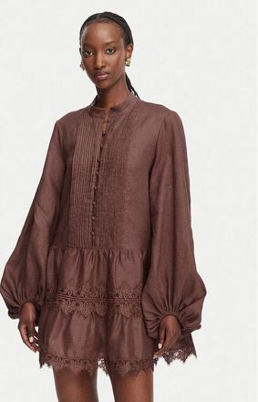 Bardot Bardot Kleid f&uuml;r den Alltag Antonia 59849DB2 Braun Relaxed Fit