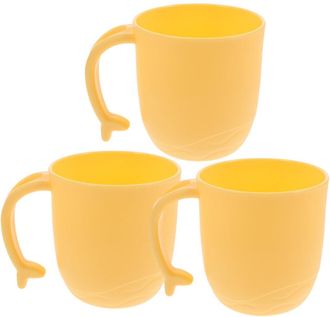 Cabilock 3stücke Delfin Zahnbürstenbecher Aus Kunststoff Mit Delfinschwanzgriff Und Mundwasserbecher Für Badezimmer