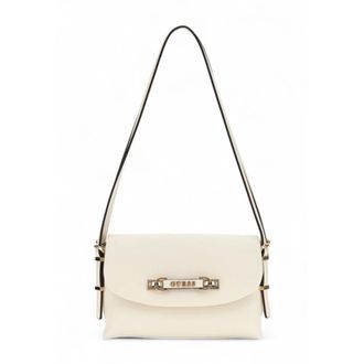 Guess Lefia Flap Schultertasche - - Bags - Damen - Wei&szlig; - ONE SIZE