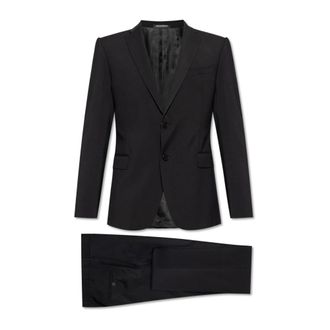 Emporio Armani Virgin Wool Anzug - - Suits - Herren - Schwarzk - M