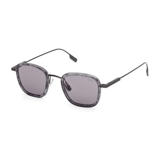 Ermenegildo Zegna Homme, Accessoires, Gris, Taille: 47 MM Lunettes de soleil 20A