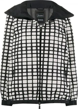 Herno Femme, Sport, Multicolore, Taille: 44 FR Laminar Giubbotto a Fantasia Rettangolare