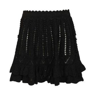 Isabel Marant Nelle Flared Mini Skirt - - Skirts - Damen - Schwarzk - M