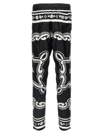 Dolce & Gabbana Mens Bicolor Silk Casual Pants