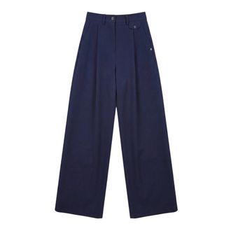 ottod'Ame Weite Baumwollhose - - Trousers - Damen - Blau - 2XS