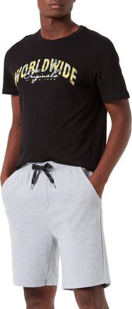 QS by s.Oliver Q/S designed by - s.Oliver Mens Hose kurz, grau_meliert, XL