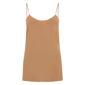 Alberta Ferretti &Auml;rmelloses Top - - Tops - Damen - Beige - S