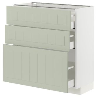 IKEA METOD / MAXIMERA Unterschrank mit 3 Schubladen