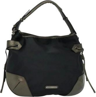 Burberry Pre-owned Nylon sacs-main - Femme - Pre-owned - Noir - Taille: ONE Size