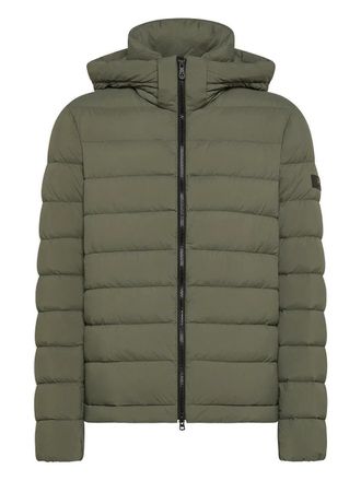 Peuterey veste matelass&eacute;e &agrave; capuche d&eacute;tachable - Vert
