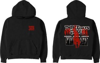 Three Days Grace Unisex-Erwachsene Official Merch Alienation Pull Hoodie Kapuzenpullover, Schwarz, XX-Large