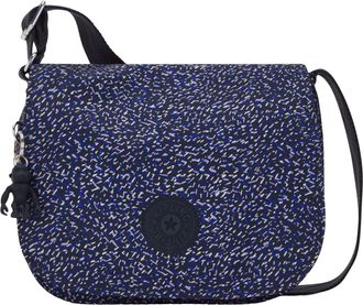 Kipling Loreen M Gedruckte Damen Navy Umh&auml;ngetasche