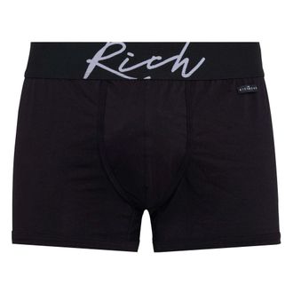John Richmond Boxer taille basse en coton peign&eacute; - Homme - Sous-v&ecirc;tements - Noir - Taille: XL