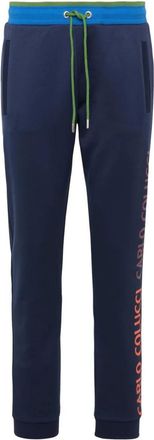 Carlo Colucci Homme, Pantalons, Bleu, Taille: XS Pantalons de surv&ecirc;tement