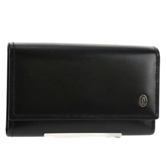 Cartier Porte-cl&eacute;s en cuir Pre-owned - Femme - Pre-owned - Noir - Taille: ONE Size