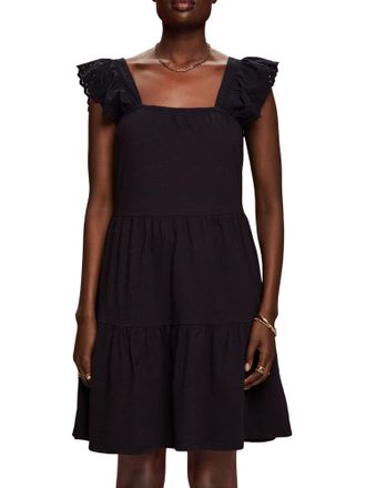 Esprit Damen 043CC1E301 Kleid, 001/BLACK, XXS