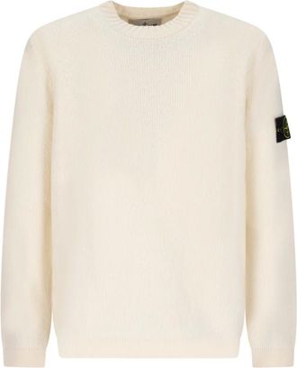 Stone Island Homme, Pulls, Beige, Taille: XL Pull ras du cou en maille