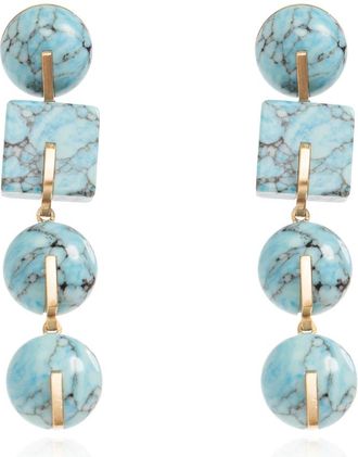 Cult Gaia Femme, Accessoires, Bleu, Taille: ONE Size Laguna Earrings