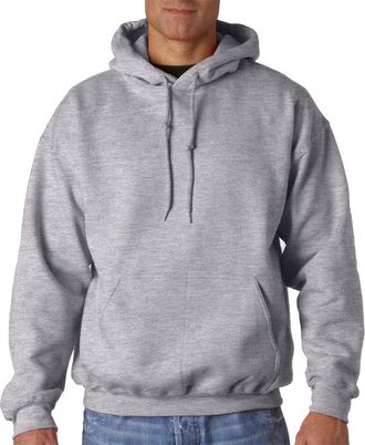 Gildan Heavyweight DryBlend Unisex Kapuzenpullover / Hoodie / Kapuzensweater XL,Grau