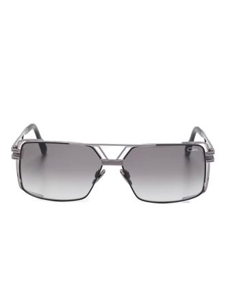 Cazal lunettes de soleil à monture géométrique - Gris