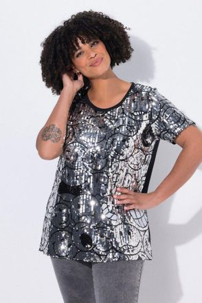 Angel Of Style T-Shirt T-Shirt Komfort Fit Pailletten-Smileys