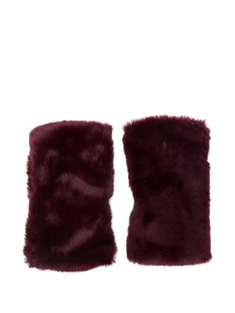 ALPO mitaines &agrave; logo imprim&eacute; - Rouge