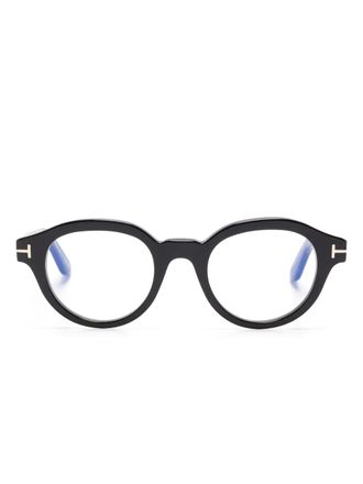 Tom Ford Eyewear lunettes de vue à monture ronde - Noir