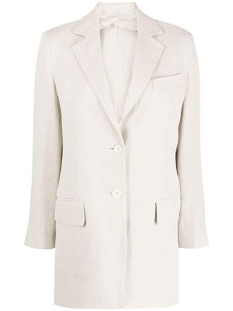 Max Mara Blazer im Oversized-Look - Nude