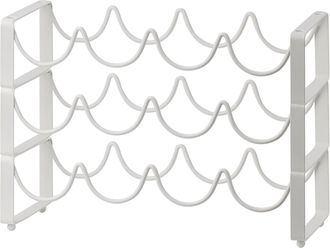 Generic Stapelbares Weinregal, Flaschenhalter für Die Arbeitsplatte, Robust und Langlebig, Kompakt und Praktisch, Geeignet für Verschiedene Beengte Platzverhä