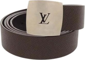 Louis Vuitton Ceinture en cuir Pre-owned - Homme - Pre-owned - Brun - Taille: ONE Size