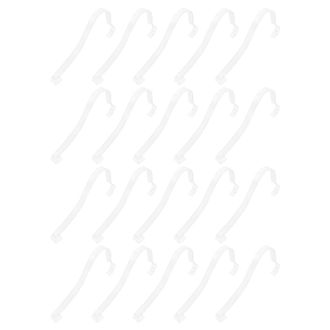 DOITOOL 20 St&uuml;ck Transparenter Acryl Schuhformhalter Elastischer Schuhspanner f&uuml;r Sandalen und High Heels Schuhpr&auml;sentationsst&auml;nder f&uuml;r Kleiderschrank und Ein