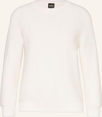 HUGO BOSS Pullover Fovila weiss