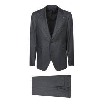 Tagliatore Einreiher-Jacke - - Suits - Herren - Grau - 2XL