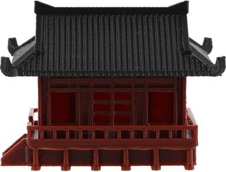 Valiclud Miniatur pavillon Aquariendekor Antikes Landschaftsornament aus Natürlichem Material Stilvolle Mikro Landschaft für Fischbecken Bonsai zubehör für Sch