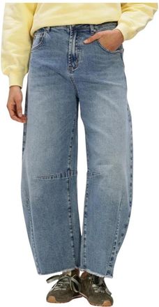 Janice Femme, Jeans, Bleu, Taille: W27 Billy Wide Jeans