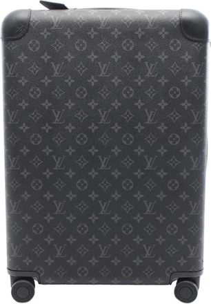 Louis Vuitton unisex, Pre-owned, Noir, Taille: ONE Size Valise &agrave; roulettes en toile Monogram Pre-owned
