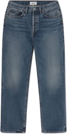 A Gold E Femme, Jeans, Bleu, Taille: W28 Lana High-Rise Jeans droits