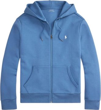 Ralph Lauren Homme, Sweatshirts et sweats &agrave; capuche, Bleu, Taille: S Double Knit Full-Zip Sweat &agrave; capuche