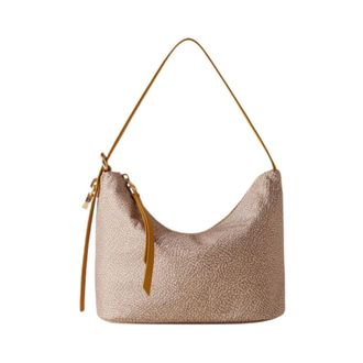 Borbonese Damen, Taschen, Beige, ONE SIZEGr&ouml;&szlig;e