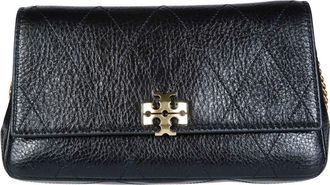 Tory Burch Femme, Sacs, Noir, Taille: ONE Size Charlie Quilted Chain Wallet