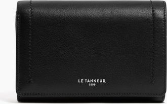 Le Tanneur Portefeuille moyen mod&egrave;le &agrave; rabat Louison en cuir lisse