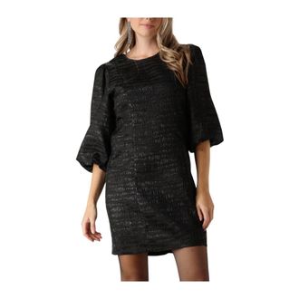 Minus Elegantes Schwarzes Kurzes Kleid - - Dresses - Damen - Schwarzk - M