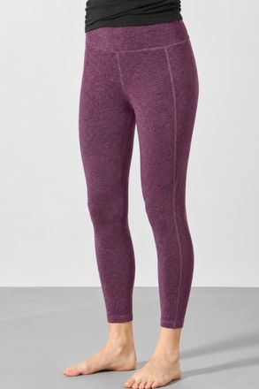 Hempage Hempage Damen vegan Yoga Leggings Melange Lila