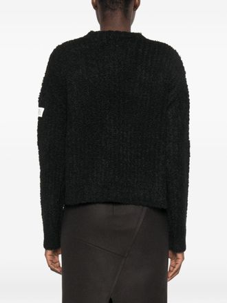 Maison Margiela Textured Crewneck Sweater - Black