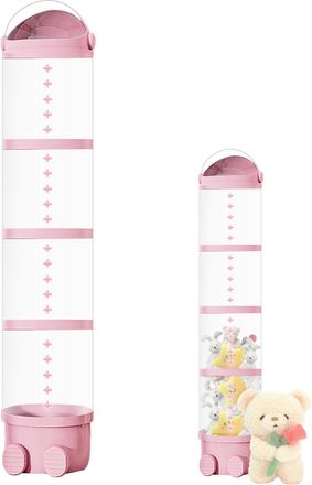 Generic Rohraufbewahrung F&uuml;r Pl&uuml;schtiere | Gestapelter transparenter Kasten, leichter Beh&auml;lter, Einfache &Ouml;ffnung | Spielzeugrohr, Poporganisator, Gro&szlig;er Eimer