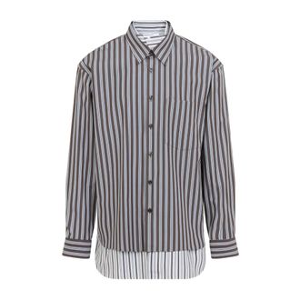 Dries Van Noten Camber Shirt - - Shirts - Herren - Braun - M