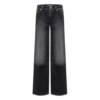 Cambio Damen, Jeans, Schwarzk, LGr&ouml;&szlig;e