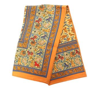 Herm&egrave;s Pre-owned Soie foulards - Femme - Pre-owned - Multicolore - Taille: ONE Size