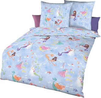 Kaeppel Bettw&auml;sche Mermaids bunt